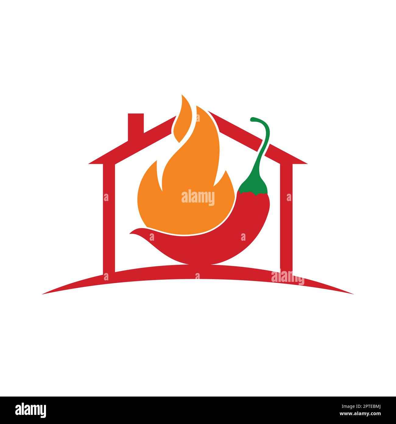 Hot Chili vector logo design concept. Fire Chili logo symbol, Spice ...