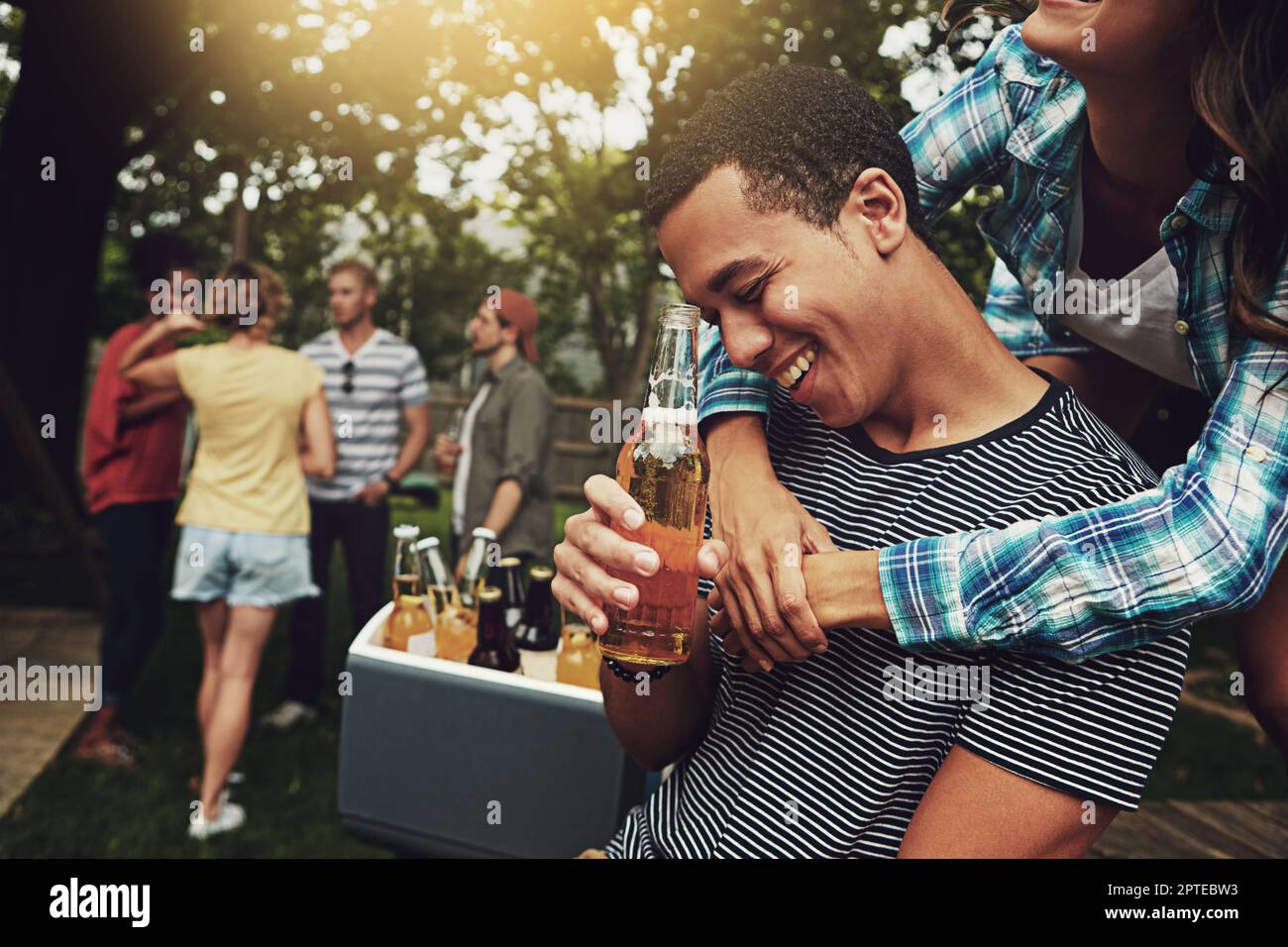 Everythings better when theyre together. a young couple enjoying a ...