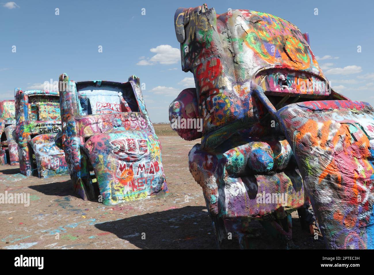 Cadillac Ranch, Amarillo, Texas Stock Photo - Alamy