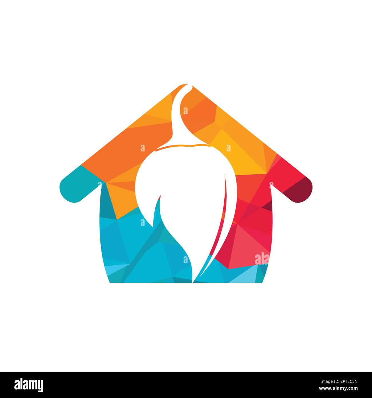 Chili house vector logo design. Hot food logo concept vector. Hot chili ... Chili house vector logo design. Hot food logo concept vector. Hot chili ...