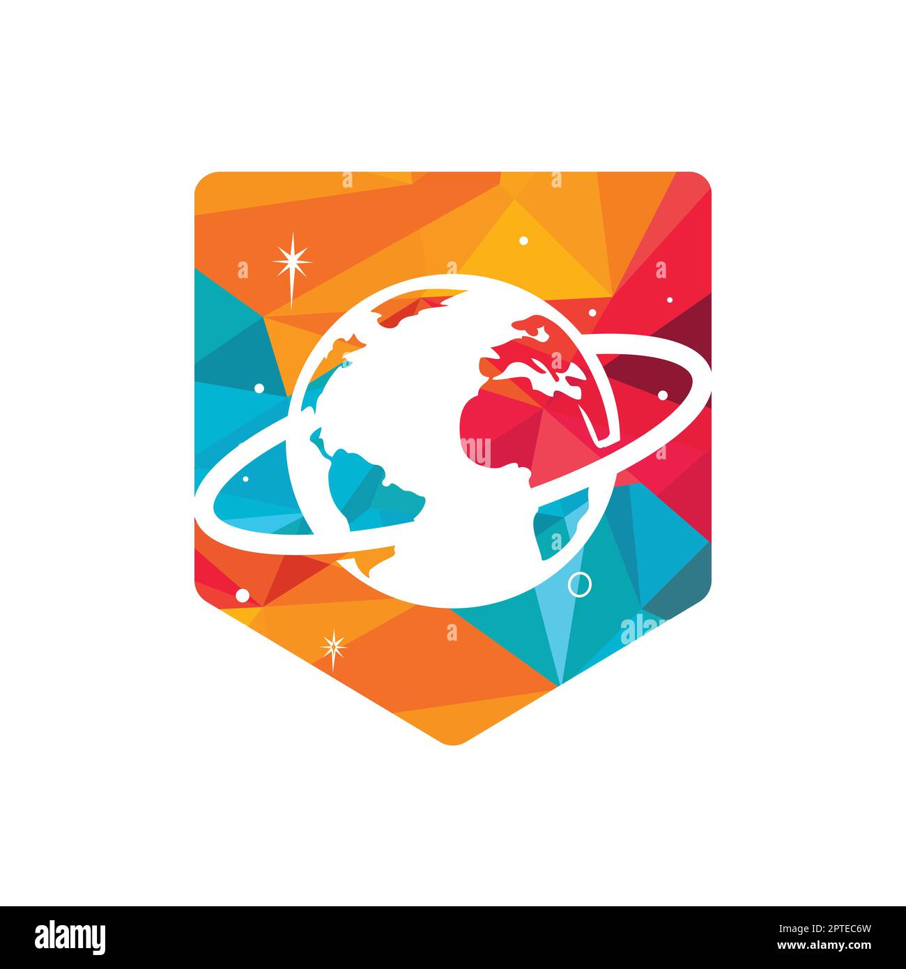 Planet vector logo design template. Space logo design concept Stock ...