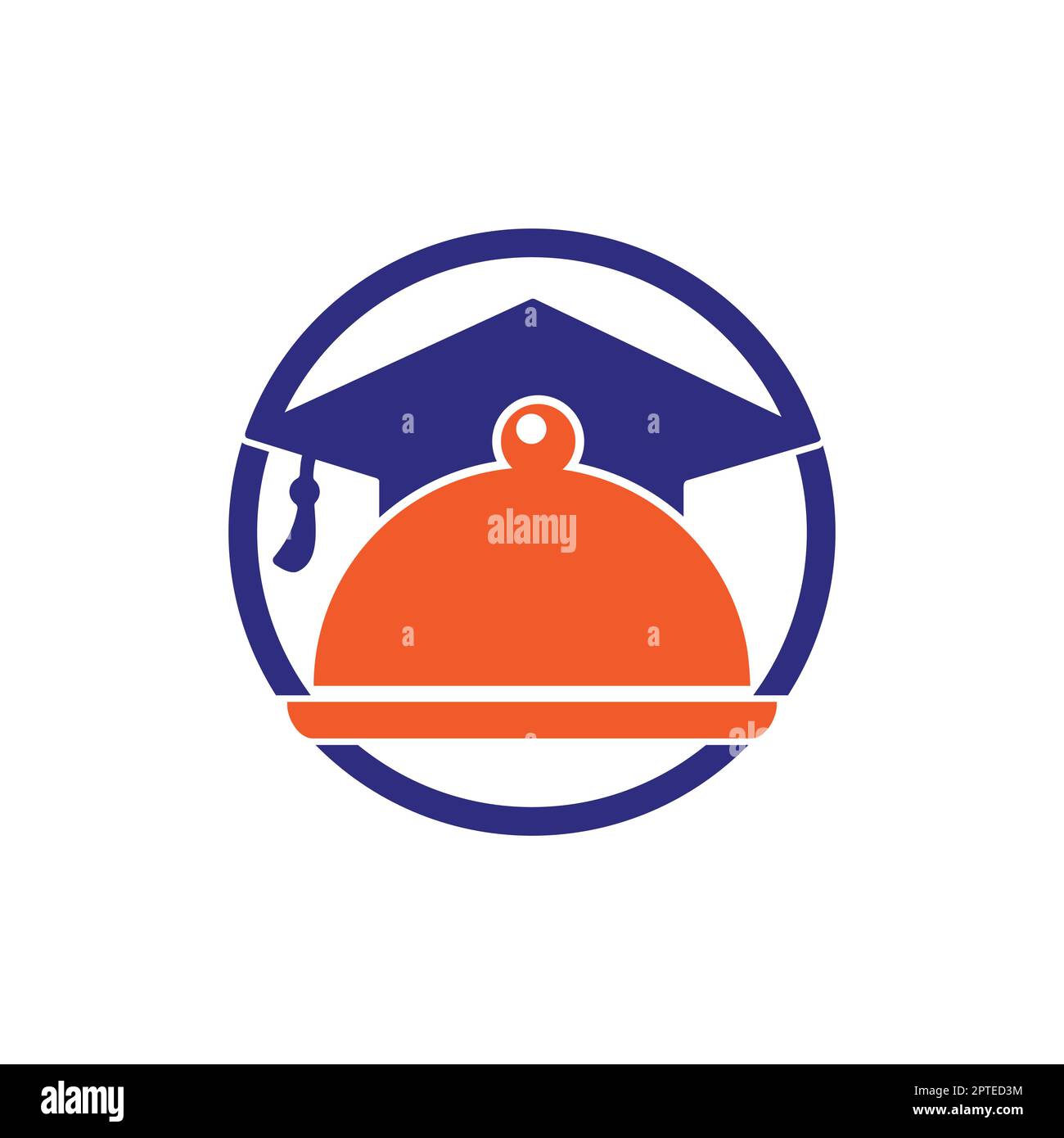 Educational food vector logo design concept. Food cooking education ...