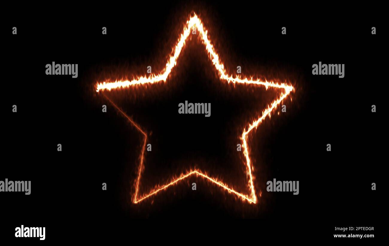 Star fire shape. Computer generated 3d render Stock Photo - Alamy