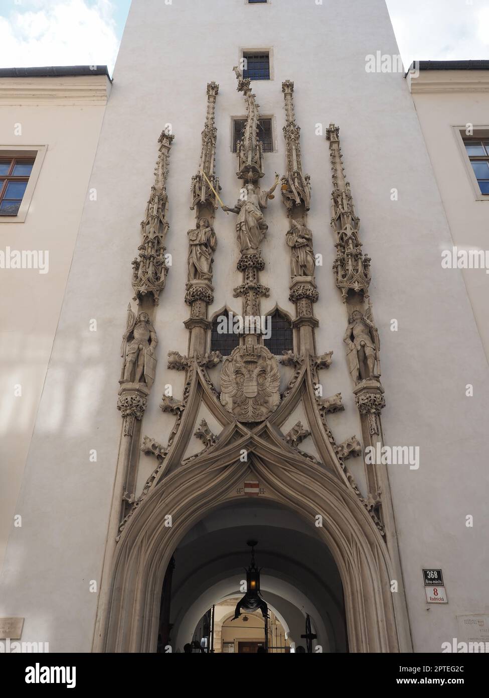 Stara radnice translation Old Town Hall in Brno, Czech Republic Stock ...