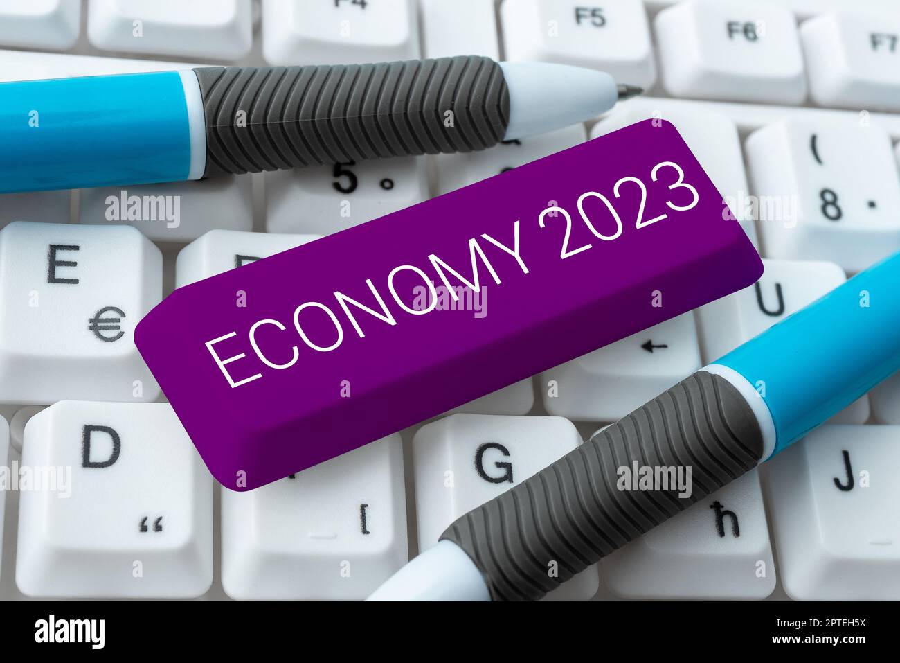 Conceptual display Economy 2023, Business idea State of wealth and ...