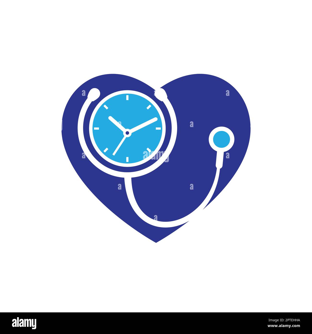 Medical time vector logo design template. Health and medical or ...