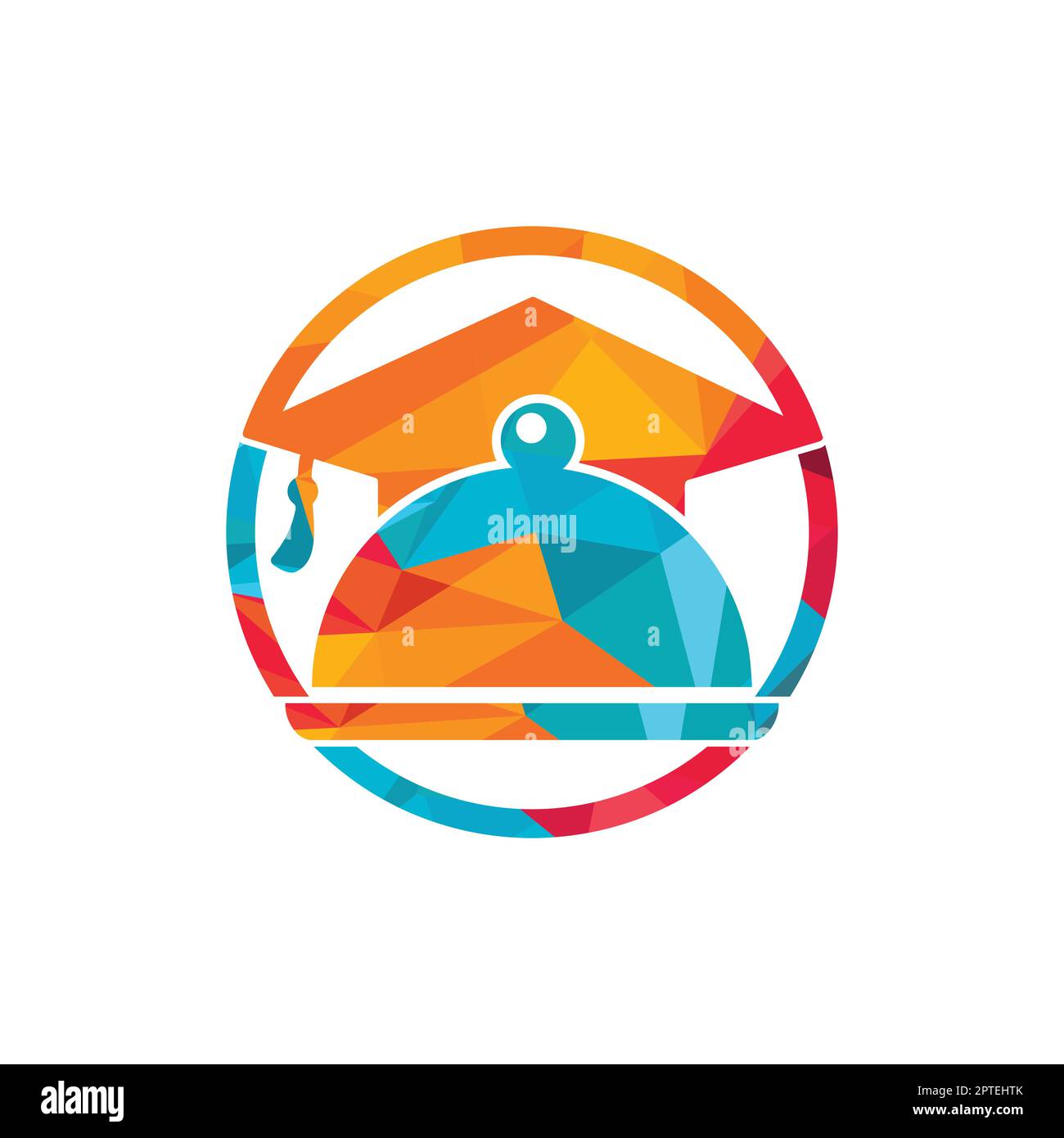 Educational food vector logo design concept. Food cooking education ...