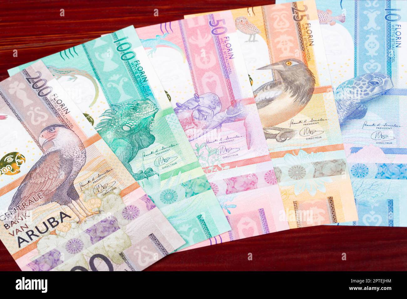 Aruban money - florin a business background Stock Photo - Alamy