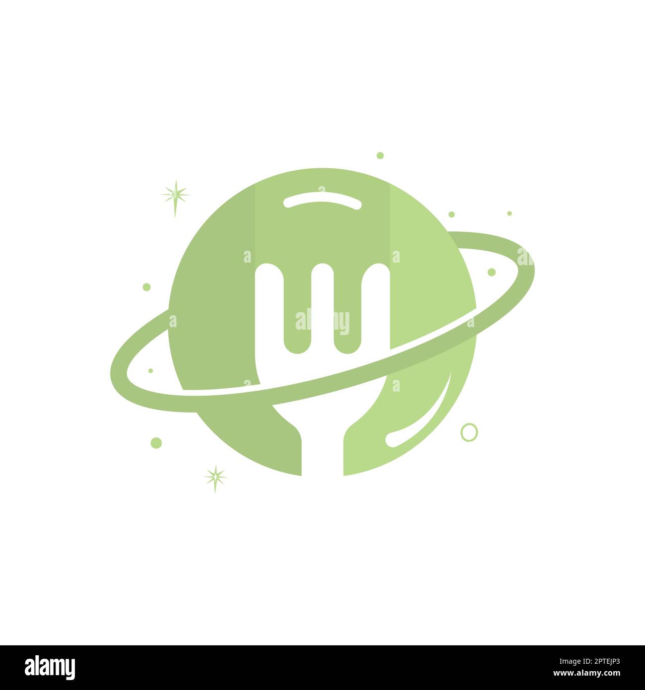 Food planet vector logo design template Stock Vector Image & Art - Alamy