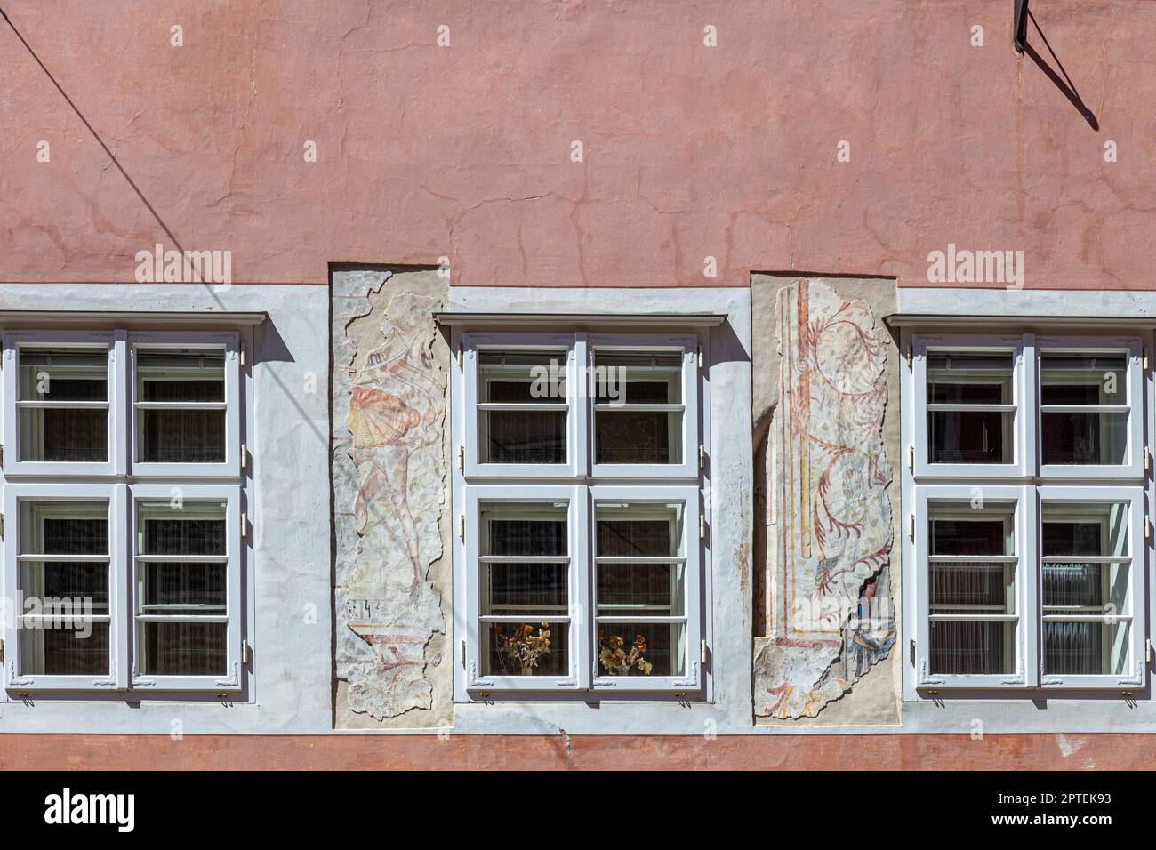 windows in the facades of beautiful houses Stock Photo - Alamy