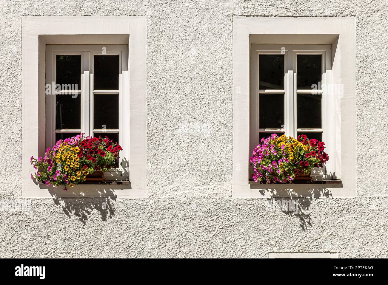 windows in the facades of beautiful houses Stock Photo - Alamy