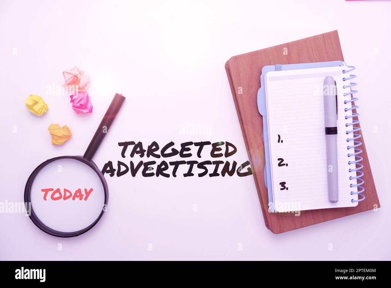 Inspiration showing sign Targeted Advertising, Word for Online ...