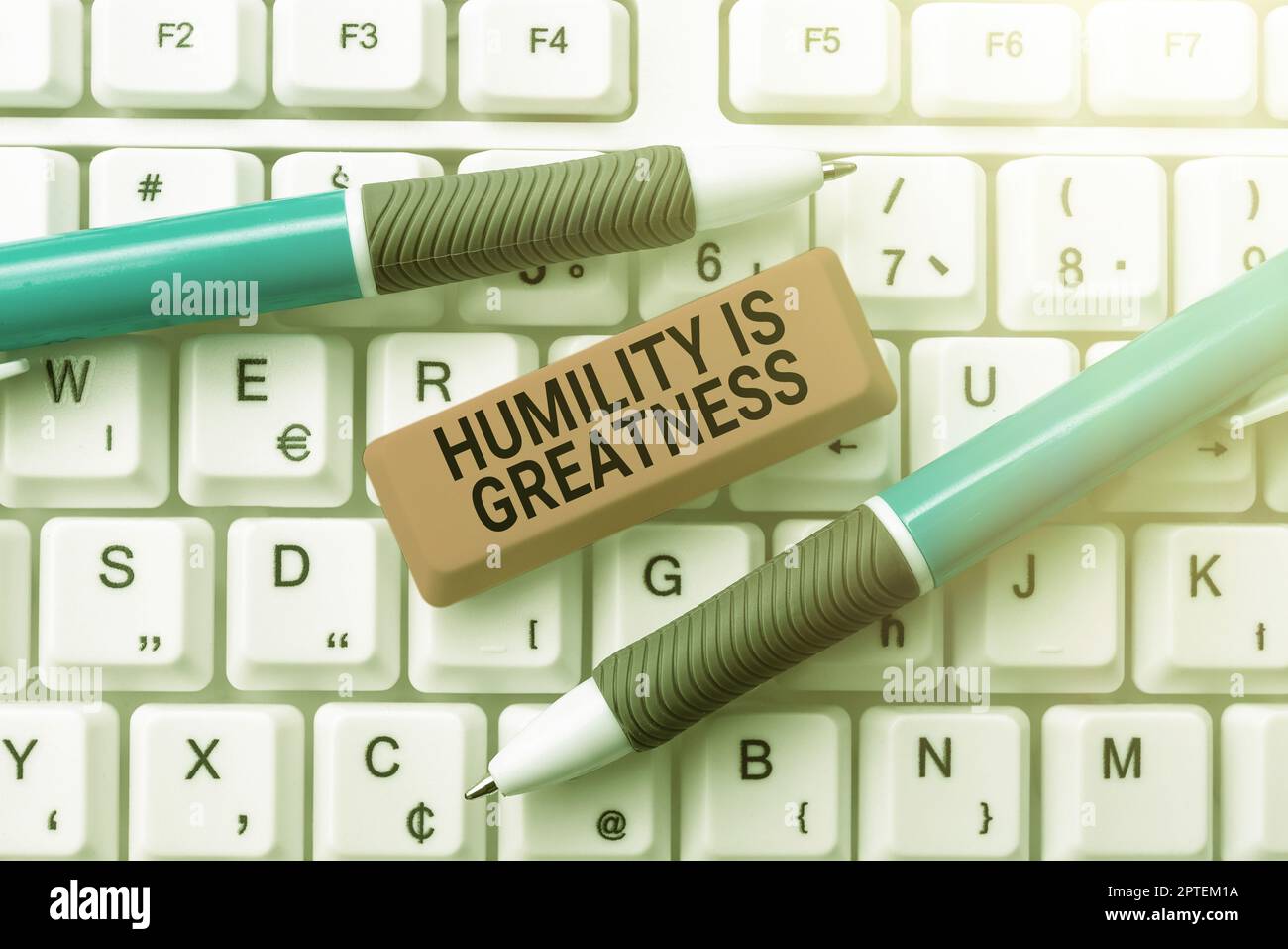 Conceptual display Humility Is Greatness, Word Written on being Humble ...