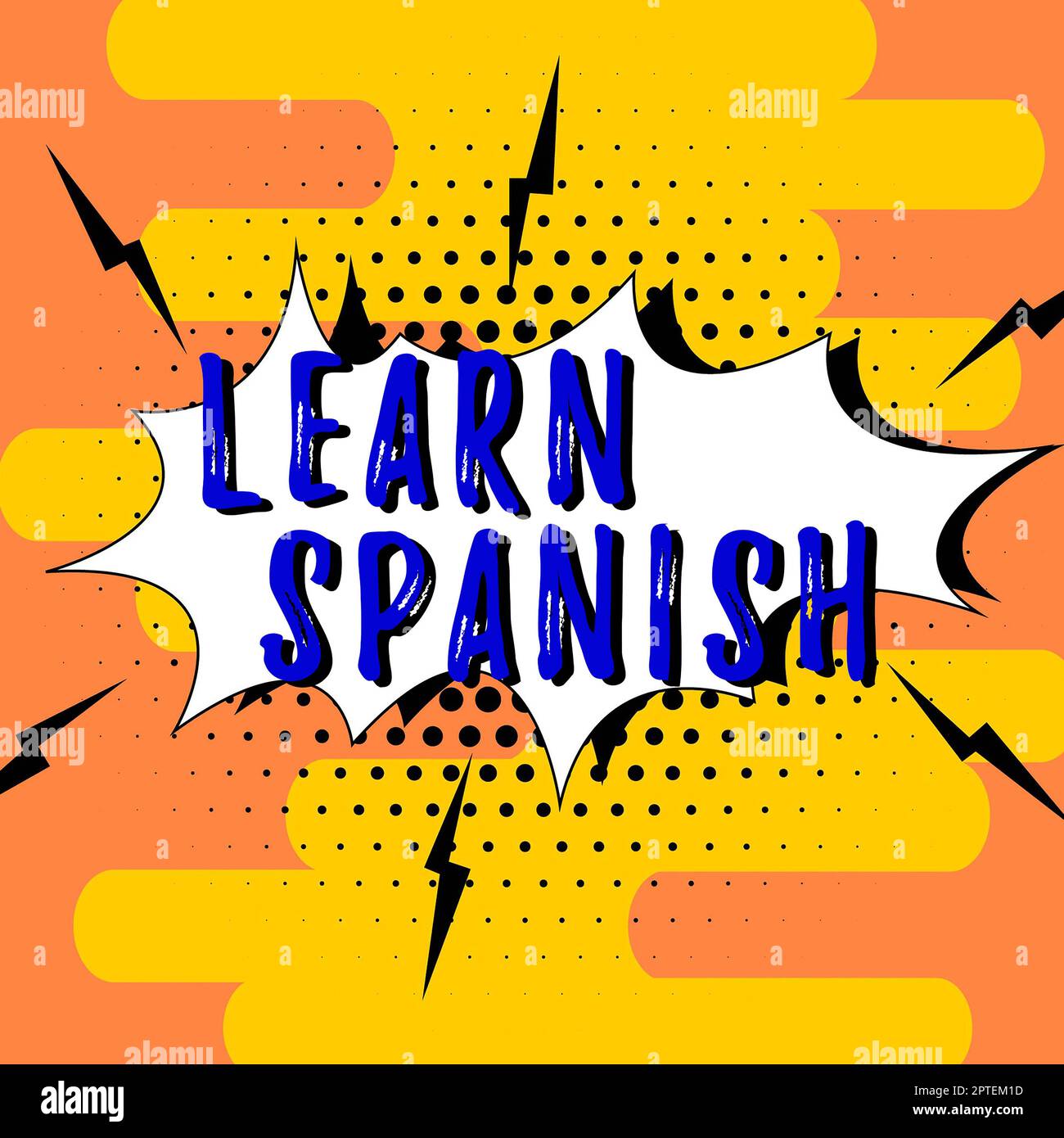 Sign displaying Learn Spanish, Business showcase Translation Language ...