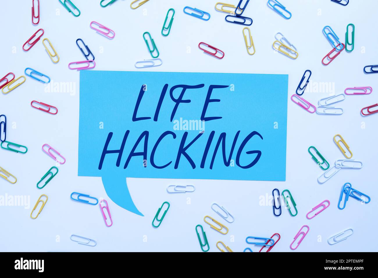 Text sign showing Life Hacking, Business idea Simple and clever ...
