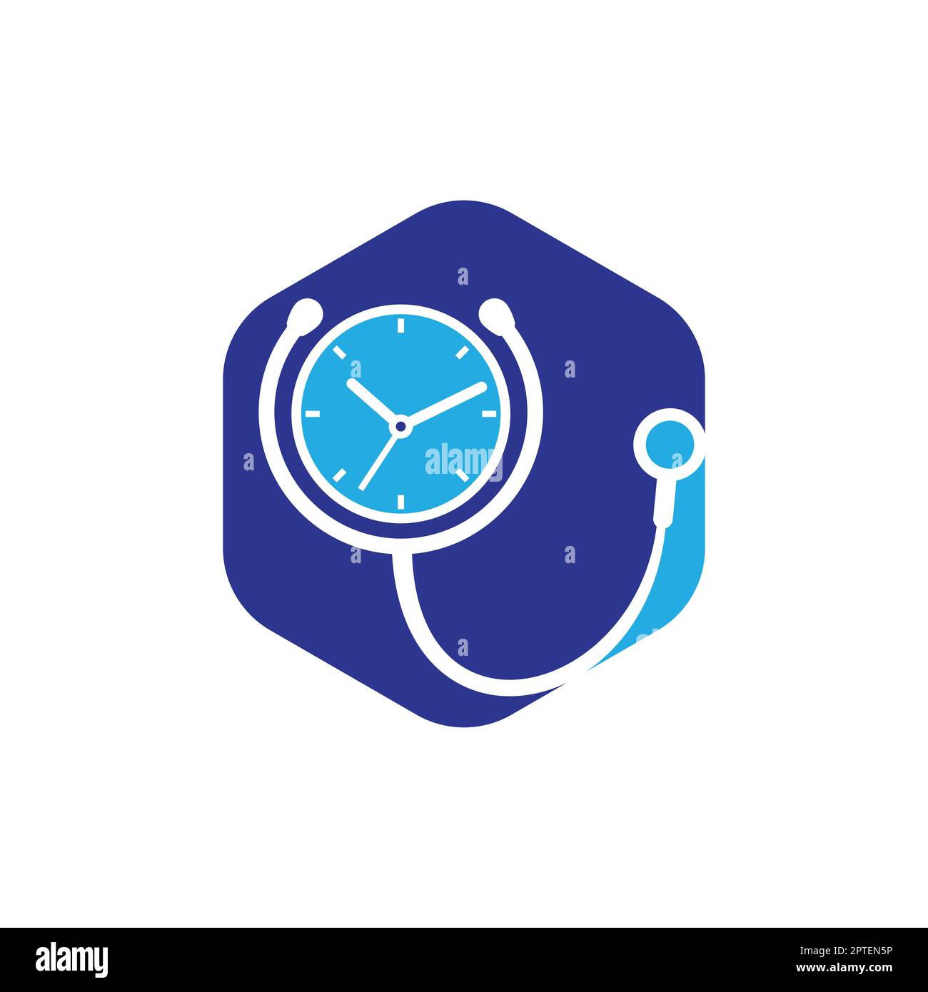 Medical time vector logo design template. Health and medical or ...