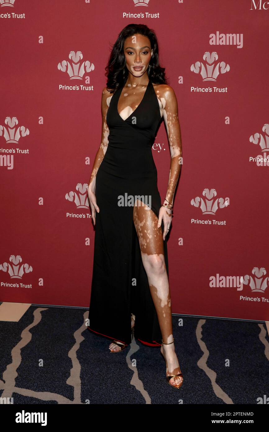 Fashion model Winnie Harlow attends The Prince's Trust Global Gala at ...