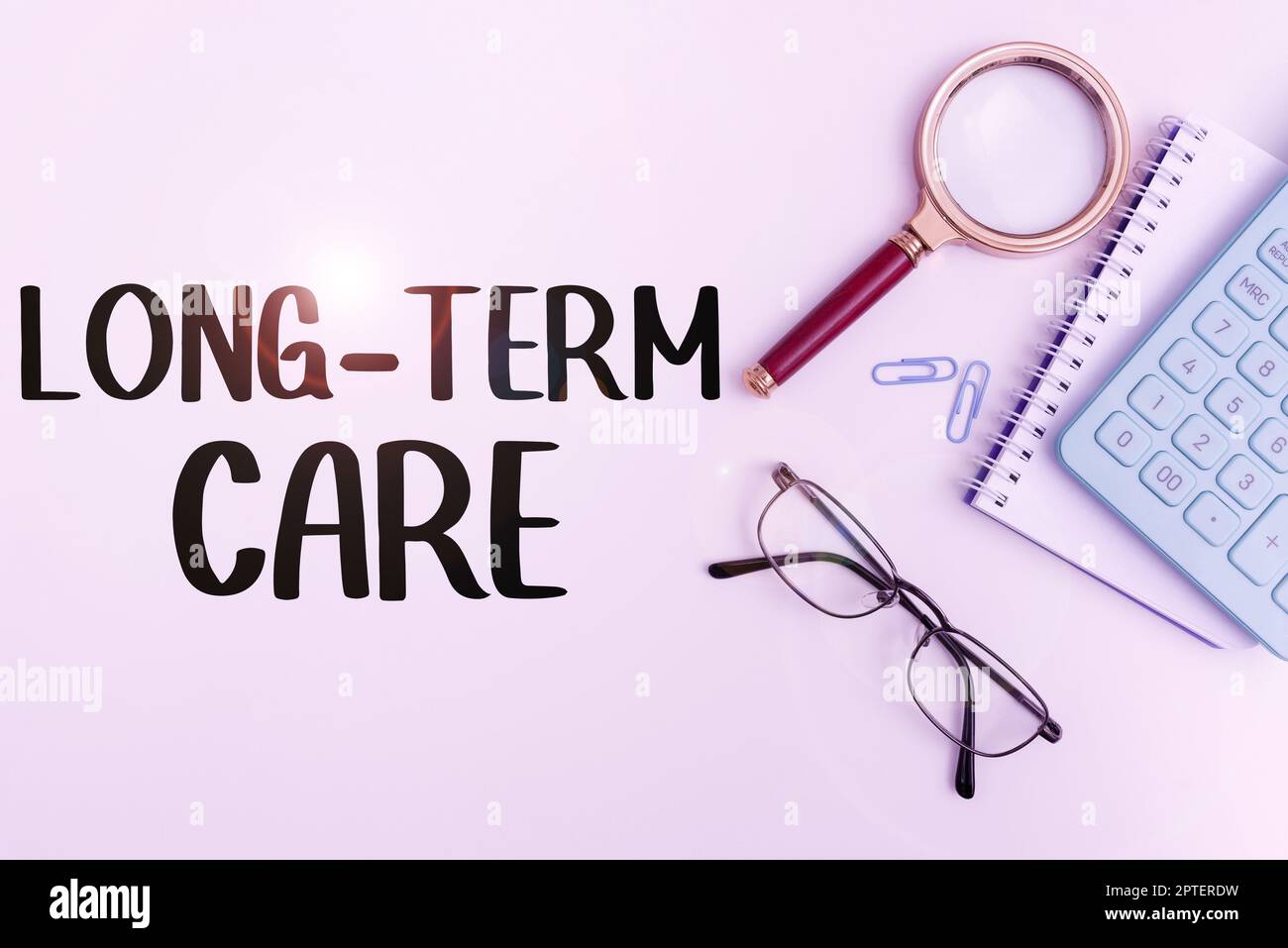 Sign displaying Long Term Care, Word Written on Adult medical nursing ...