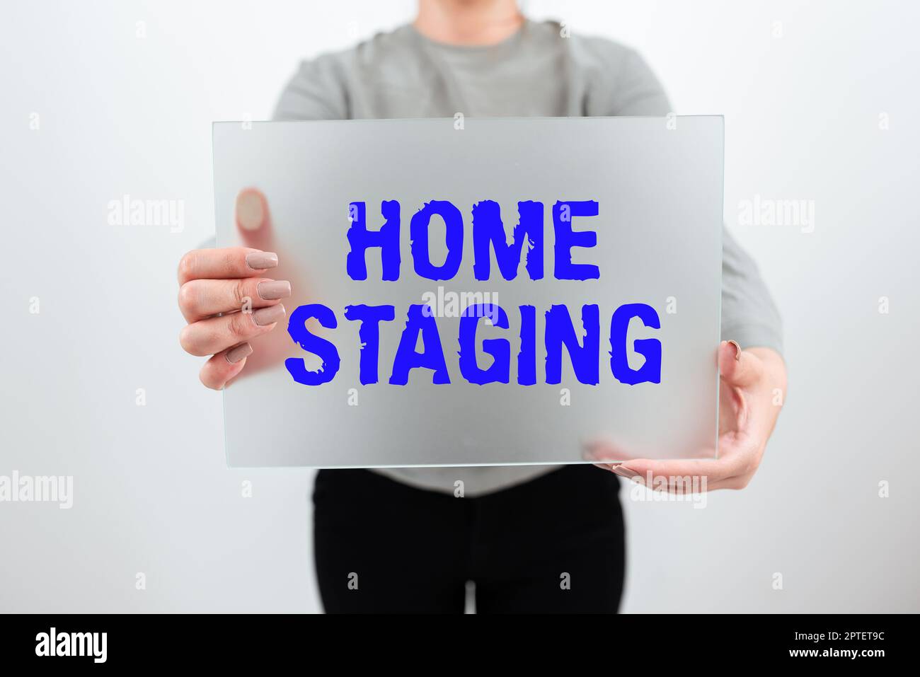 Conceptual display Home Staging, Concept meaning Act of preparing a ...