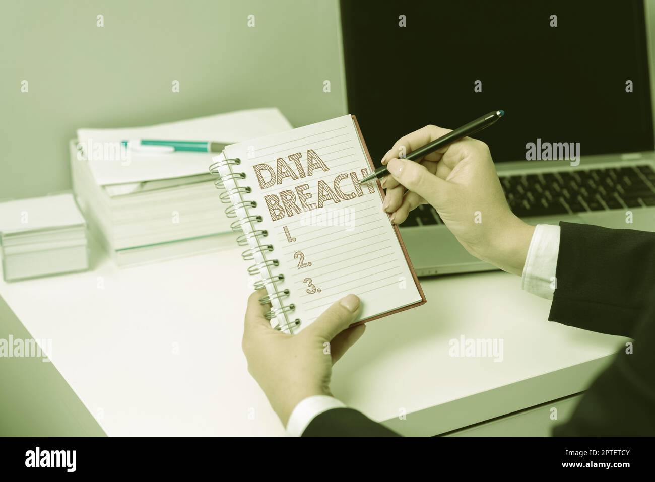 Conceptual display Data Breach, Business idea security incident where ... Conceptual display Data Breach, Business idea security incident where ...