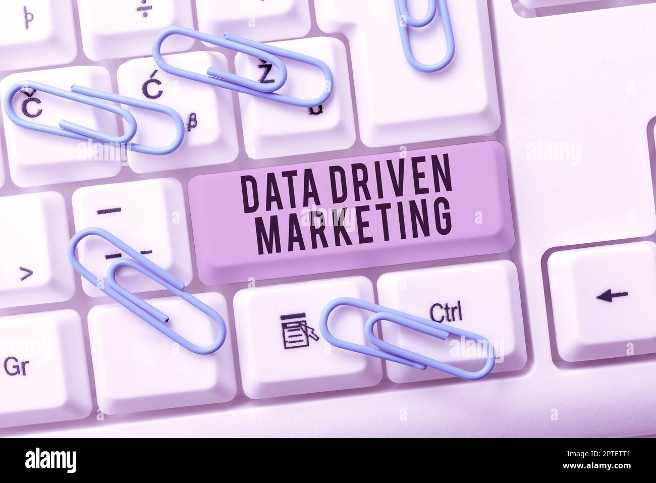 Handwriting text Data Driven Marketing, Business showcase Strategy ...