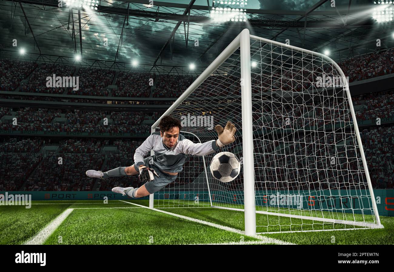 Football close up scene at the stadium Stock Photo - Alamy