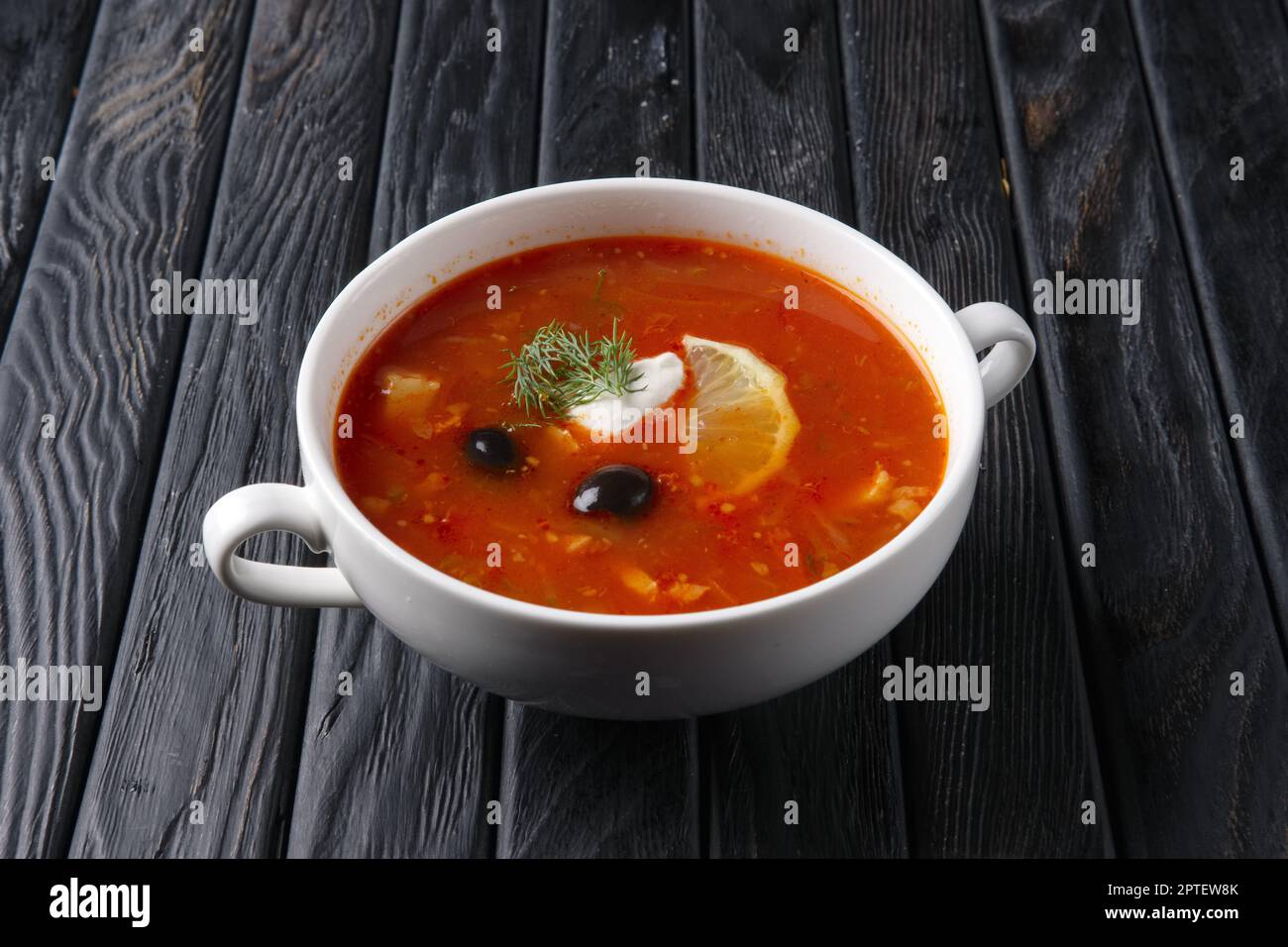 Traditional russian soljanka saltwort soup hi-res stock photography and ...