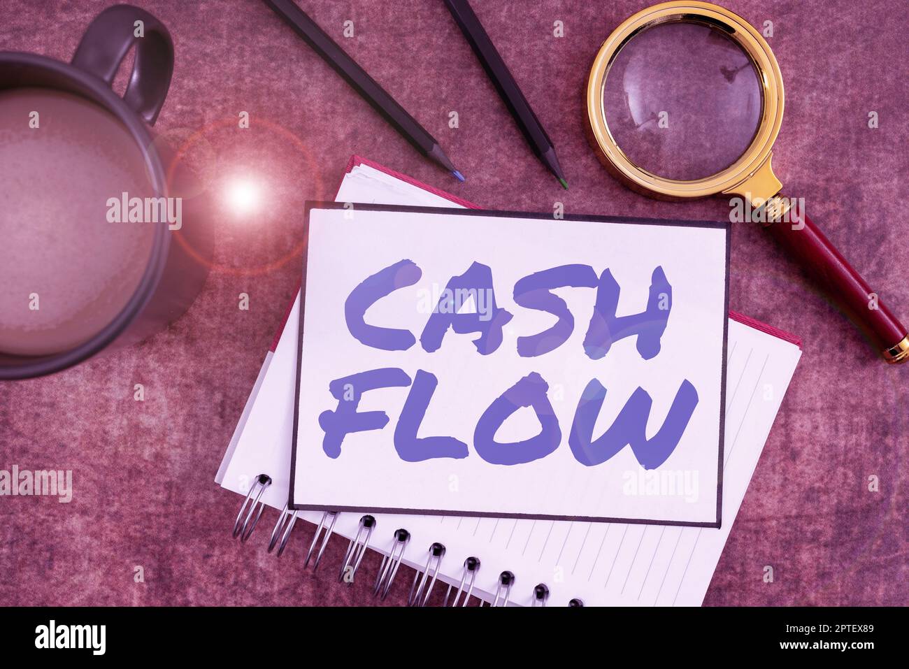 Hand writing sign Cash Flow, Word Written on Movement of the money in ...