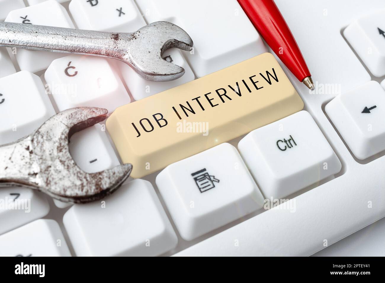 Hand writing sign Job Interview, Internet Concept Assessment Questions ...