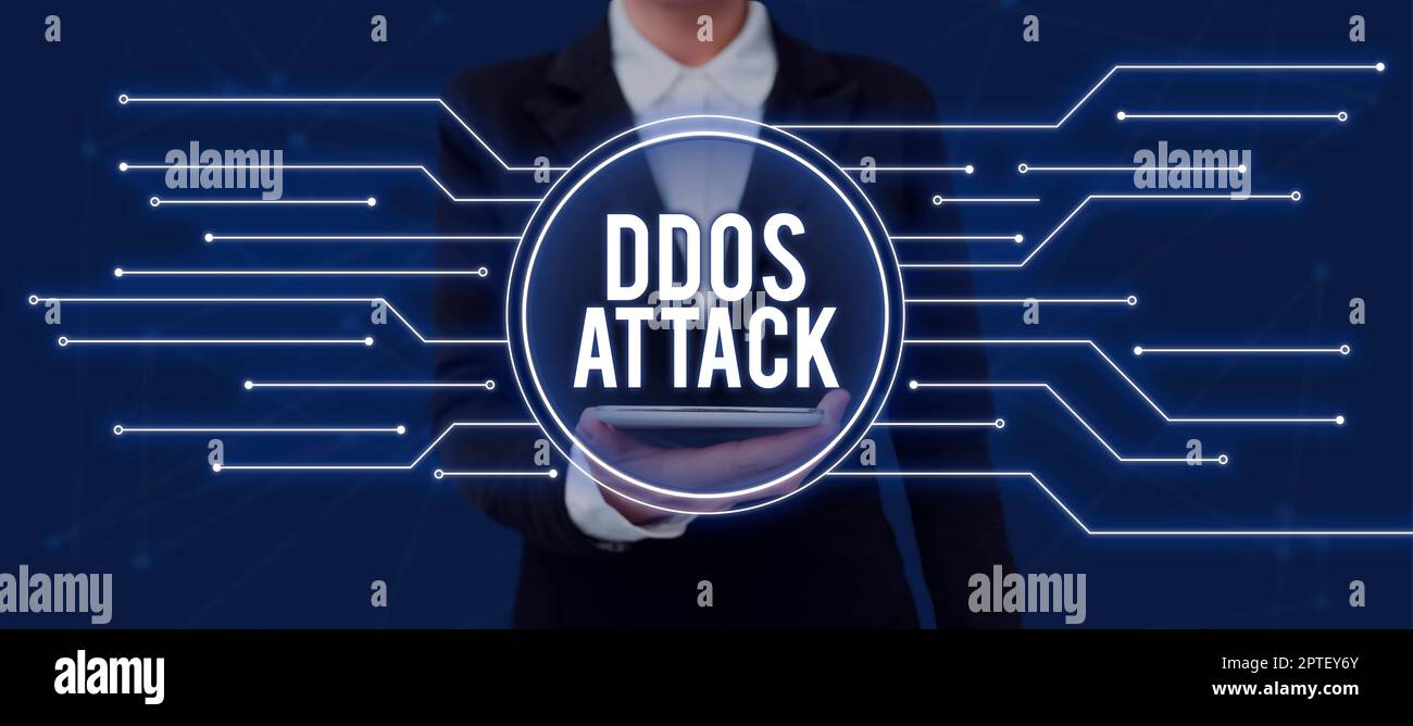 Sign displaying Ddos Attack, Business showcase perpetrator seeks to ... Sign displaying Ddos Attack, Business showcase perpetrator seeks to ...