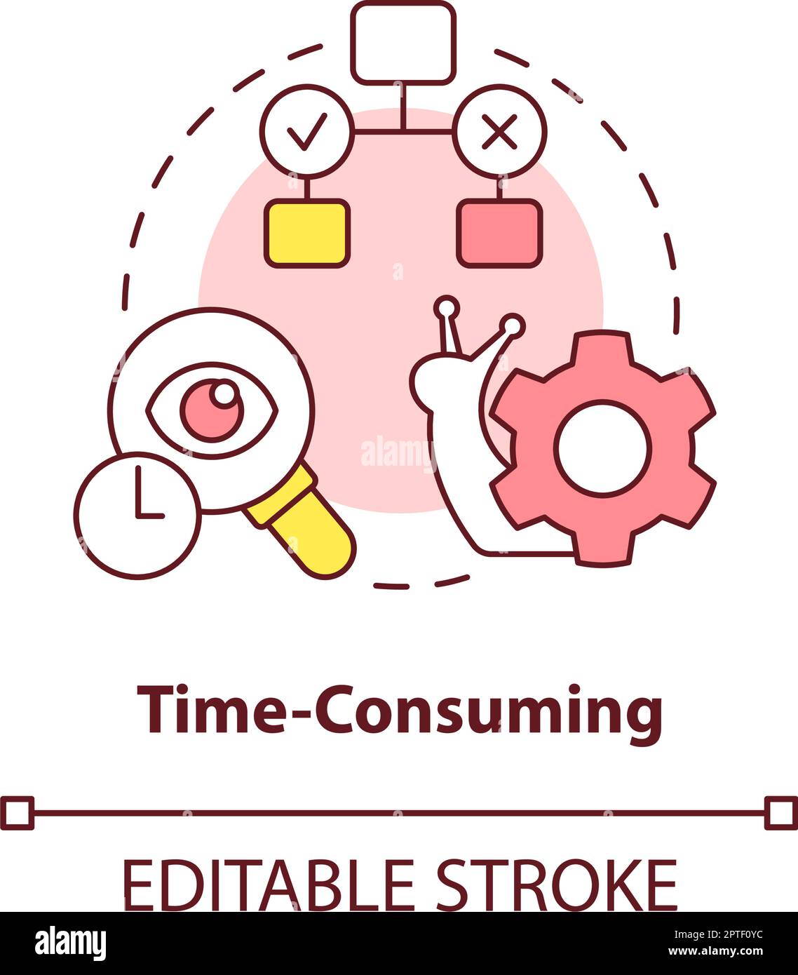 Time consuming to do Stock Vector Images - Alamy