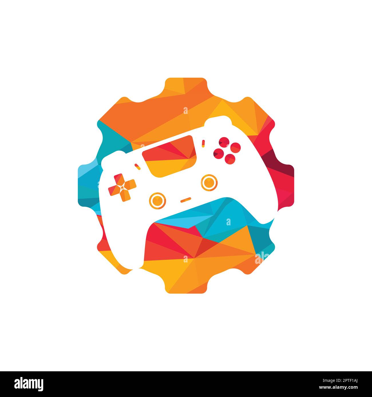 Game console repair vector logo design template Stock Vector Image ...