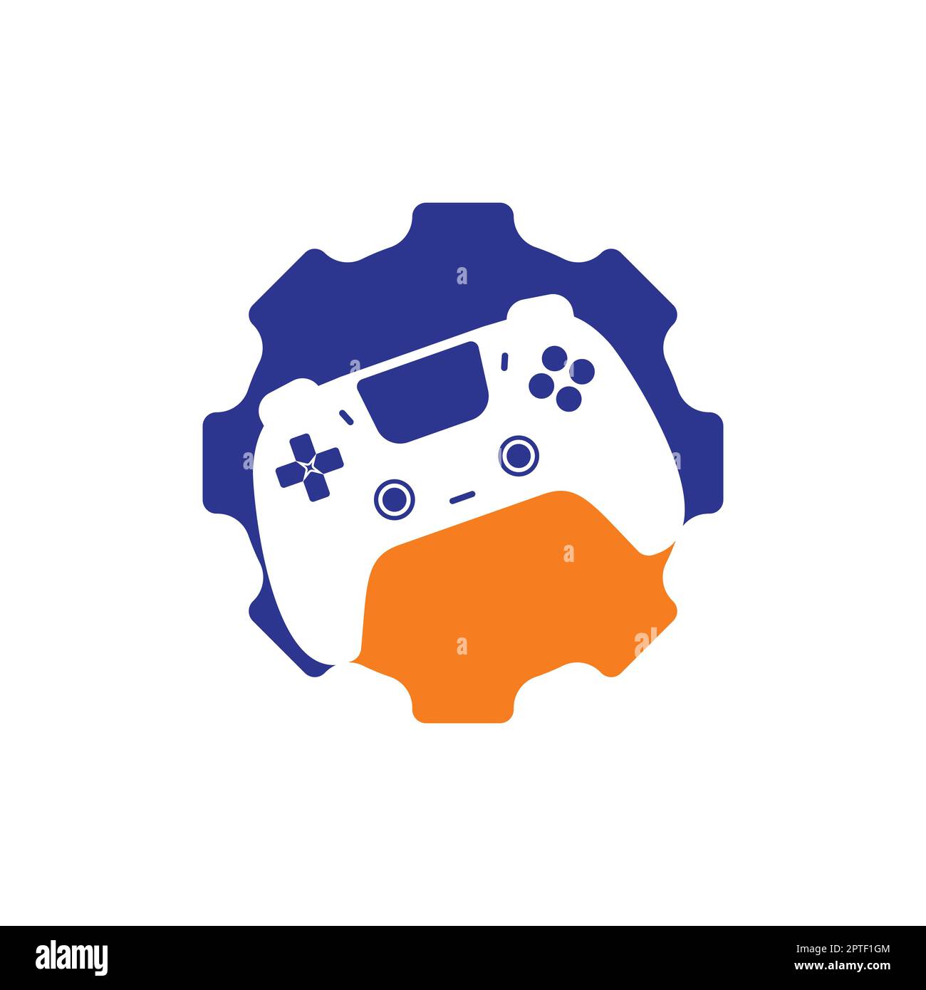 Game console repair vector logo design template Stock Vector Image ...