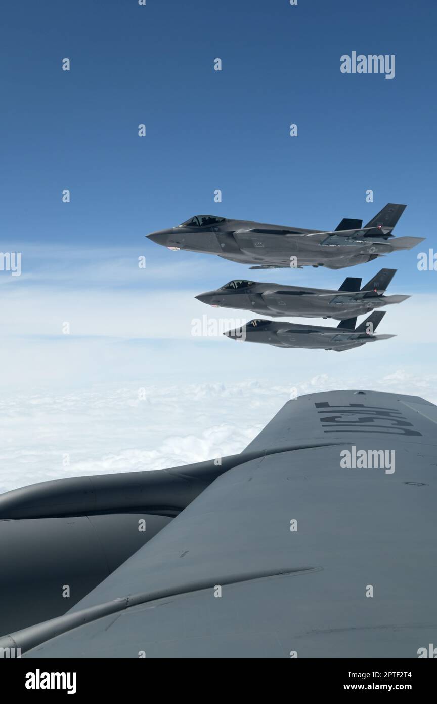 F-35 Lightning II aircraft assigned to the 115th Fighter Wing, Truax ...