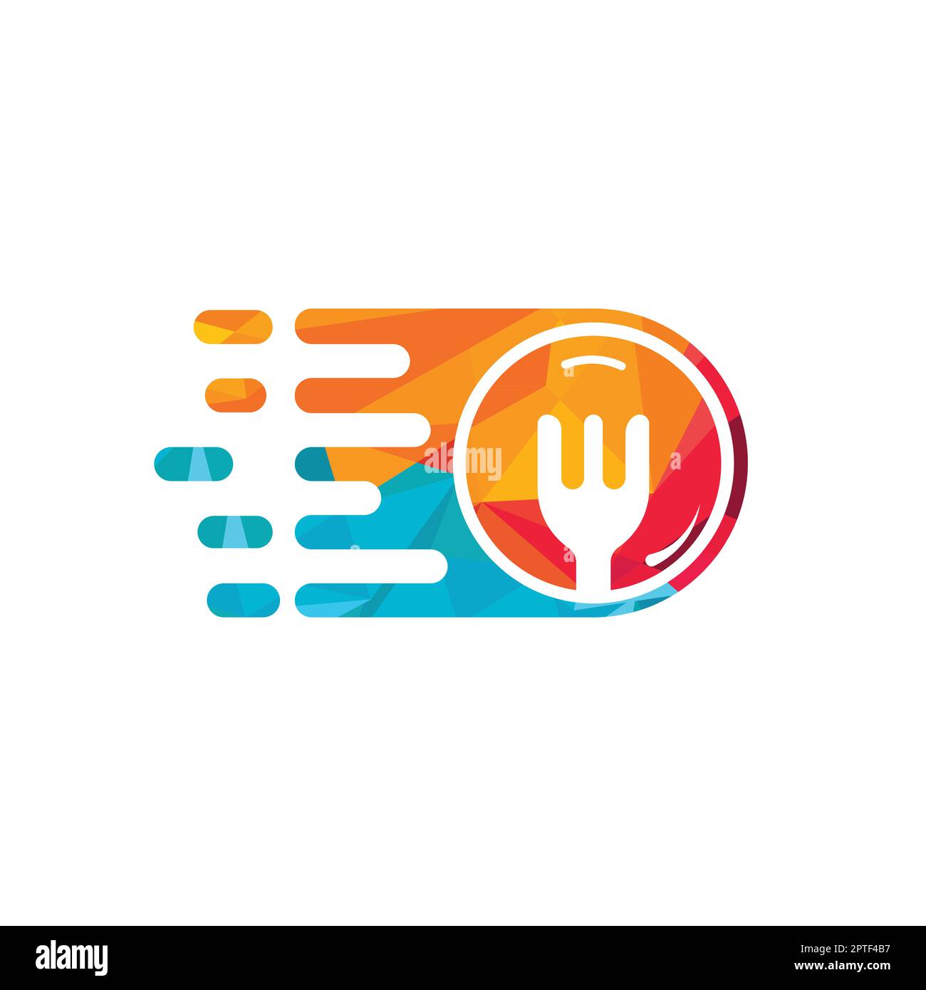 Food delivery vector logo design. Speedy food logo concept Stock Vector ...