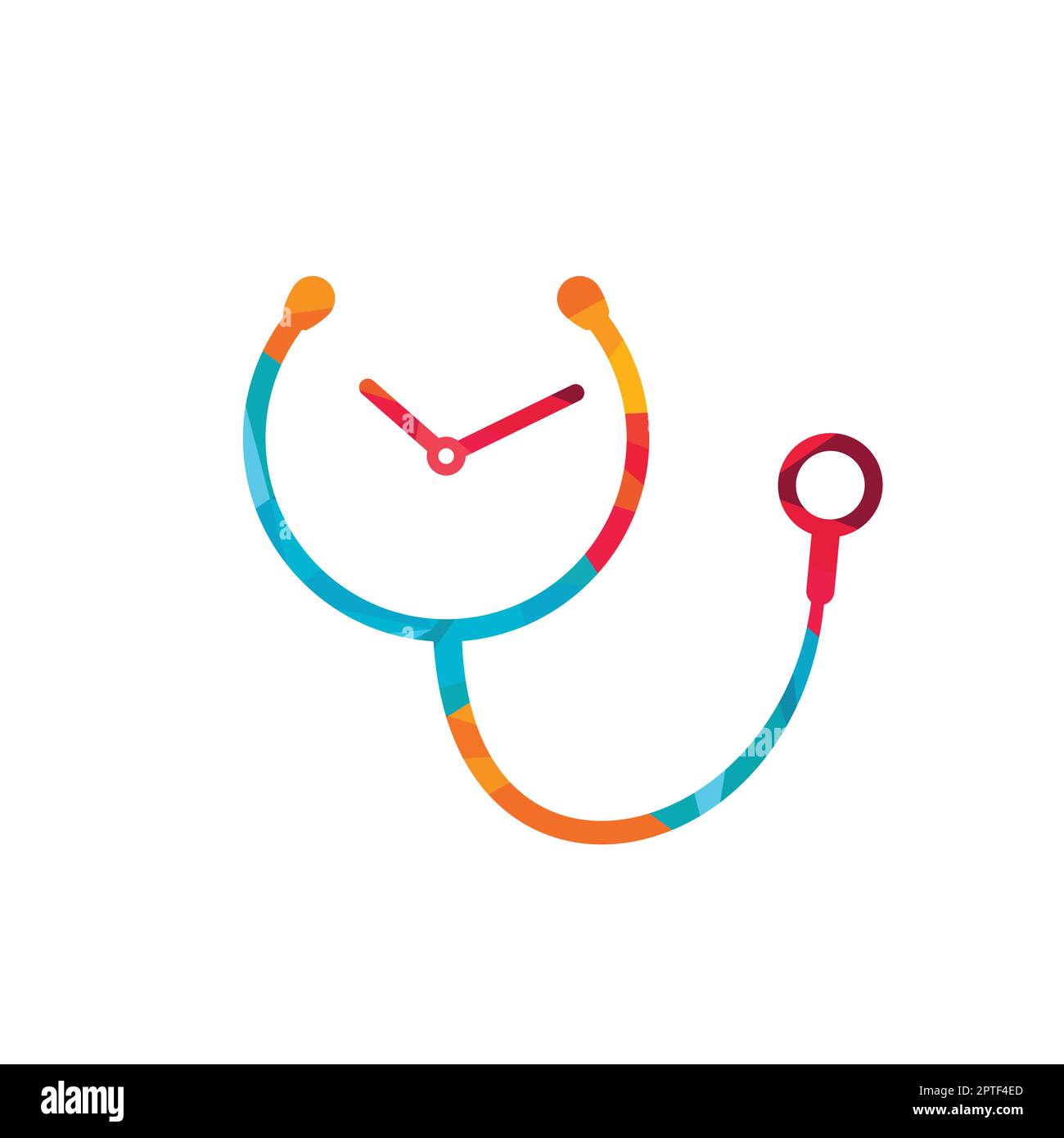 Medical time vector logo design template. Health and medical or ...