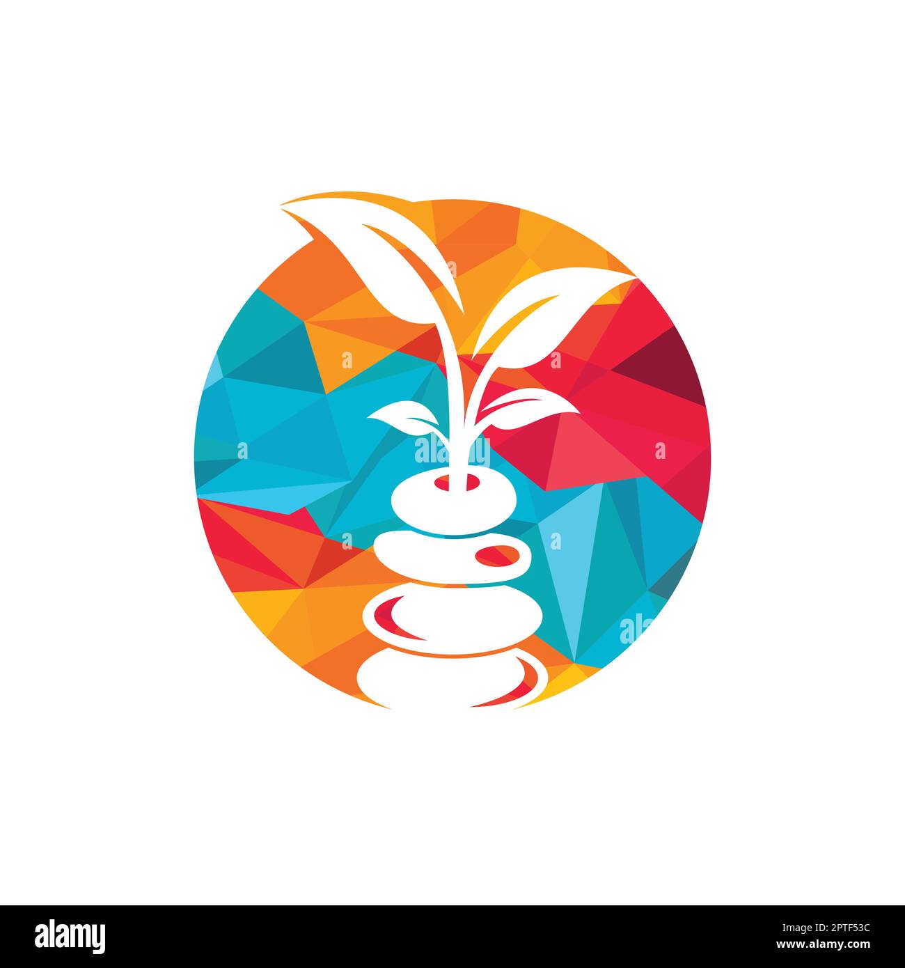 Spa and meditation vector logo design. Zen and wellness logo concept ...