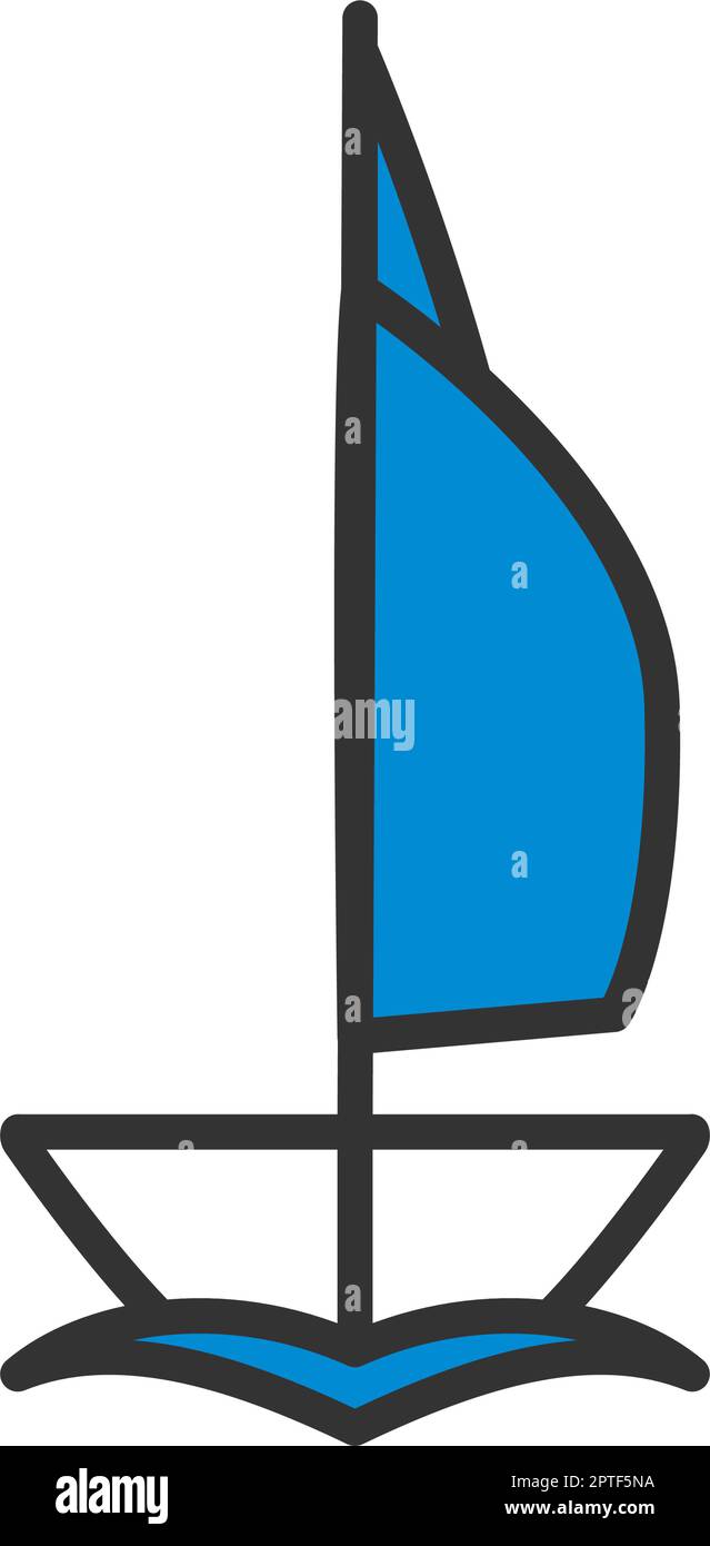 Sail Yacht Icon Stock Vector Image & Art - Alamy