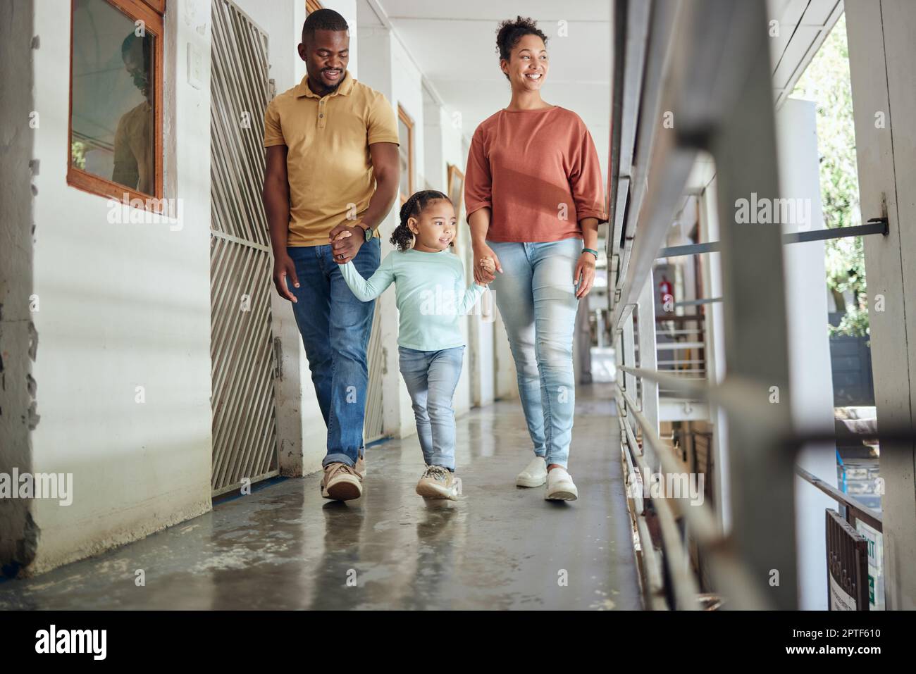Happy Homeless Family