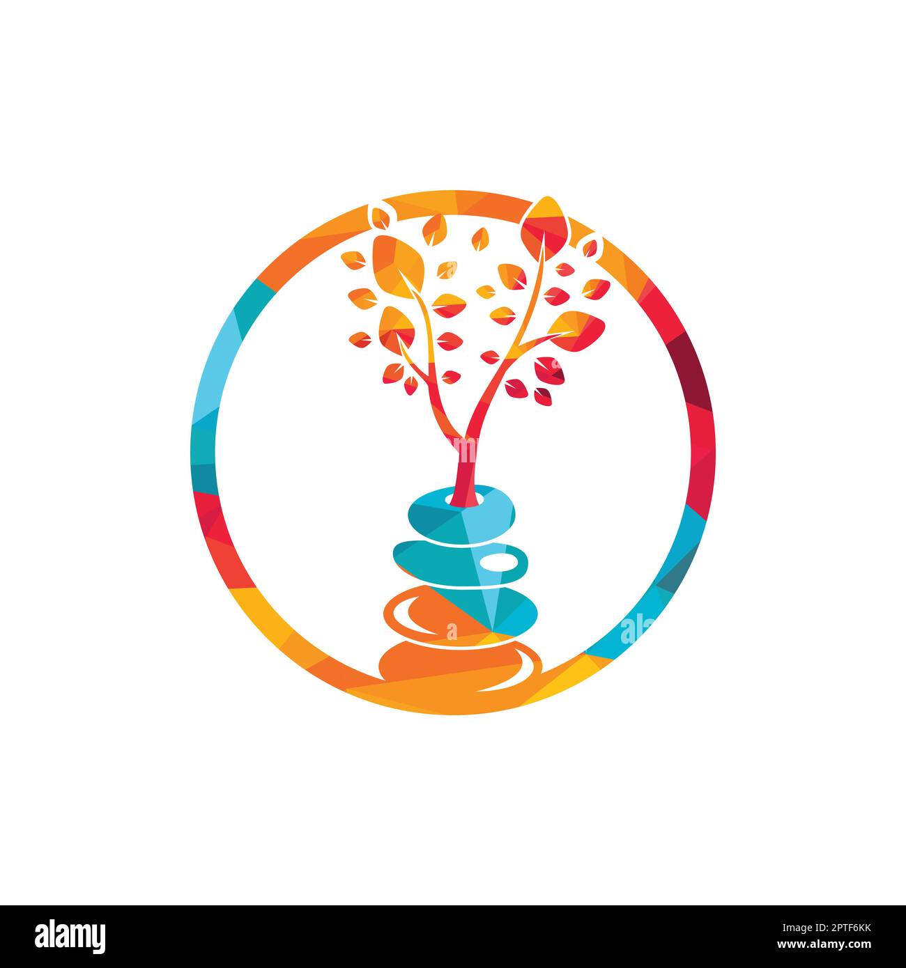 Spa and meditation vector logo design. Zen and wellness logo concept ...