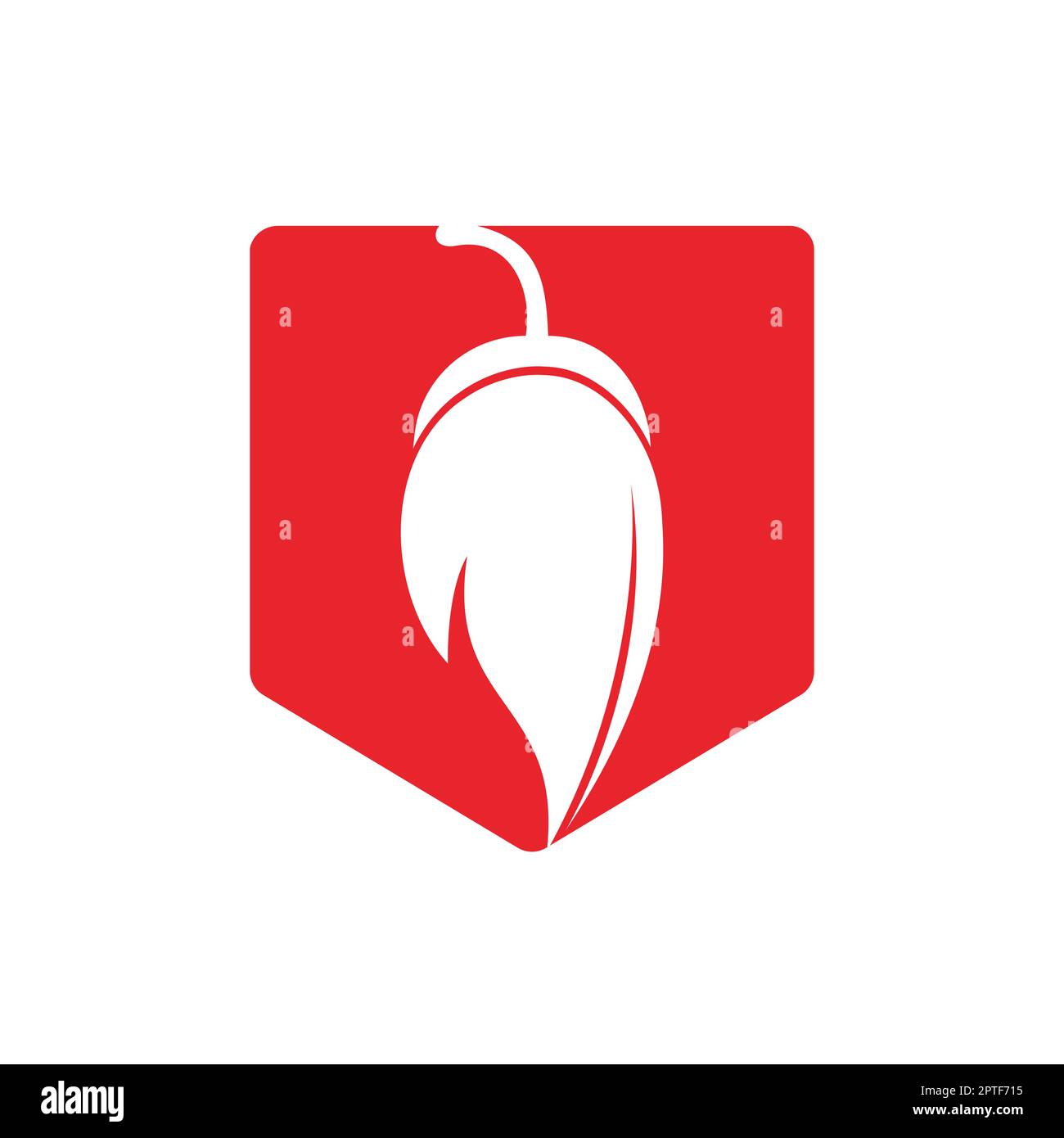 Chili hot and spicy food vector logo design inspiration. Chili pepper ...
