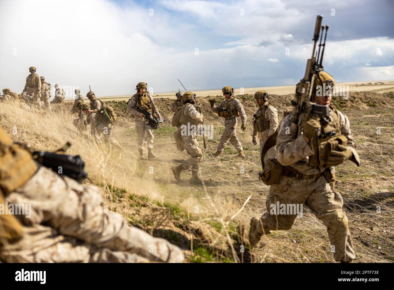 U.S. Marines with 1st Battalion, 1st Marine Regiment, 1st Marine ...