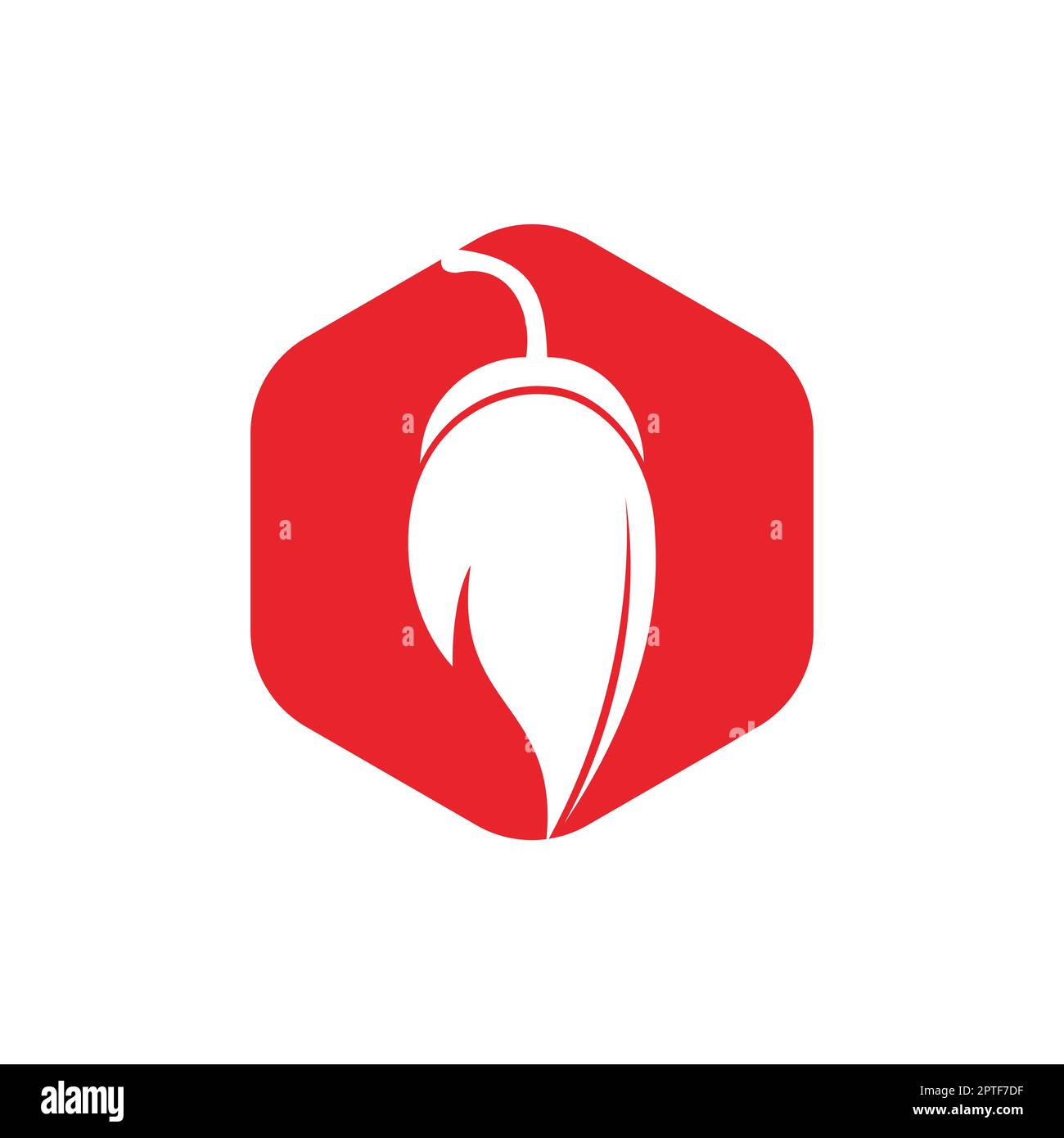 Chili hot and spicy food vector logo design inspiration. Chili pepper ...