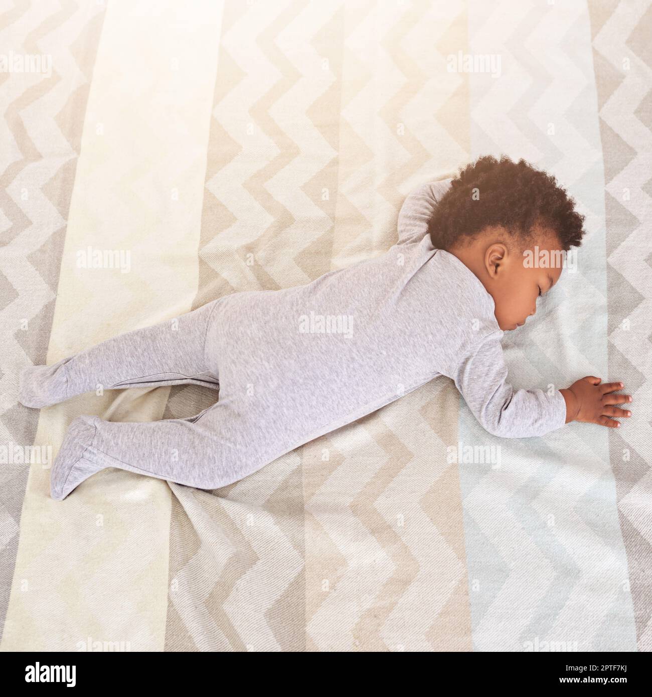 African american child sleeping bed hi-res stock photography and images ...