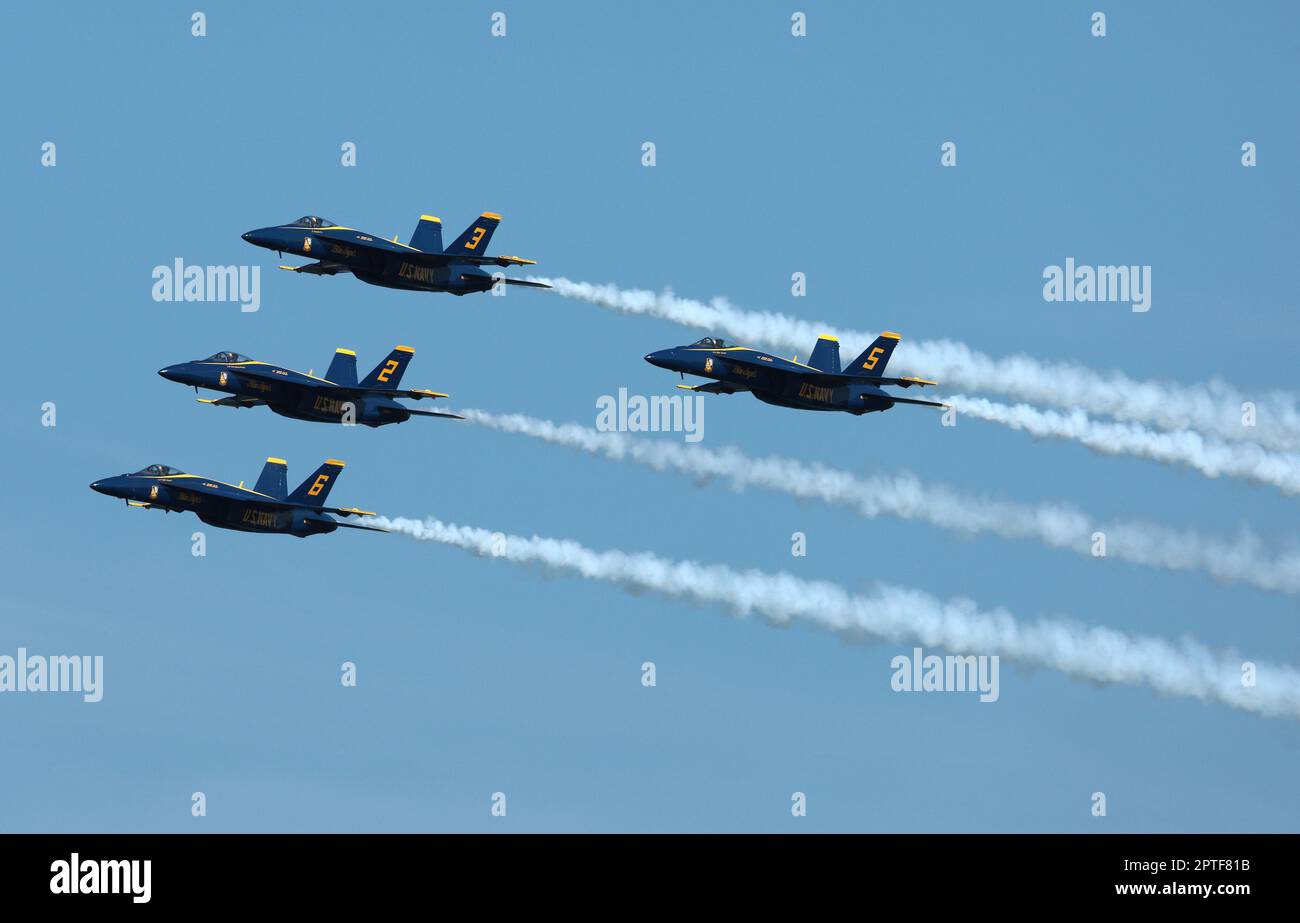 Fort Lauderdale, United States. 27th Apr, 2023. The U.S. Navy Blue ...