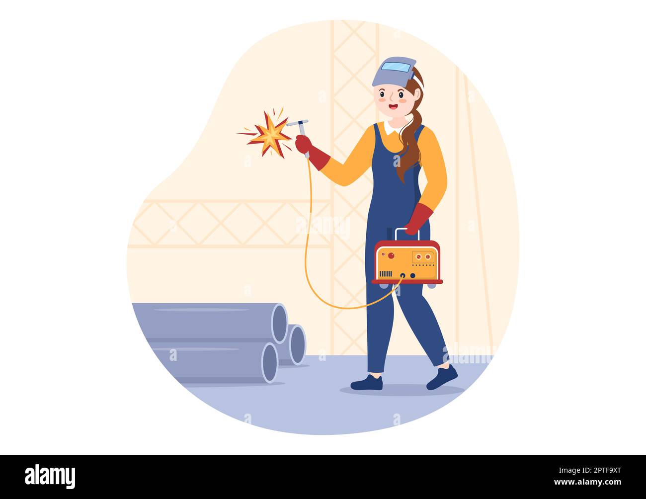 Welder Man Clipart