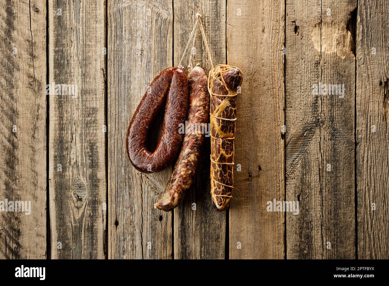 Wooden barn hanging dried hi-res stock photography and images - Alamy
