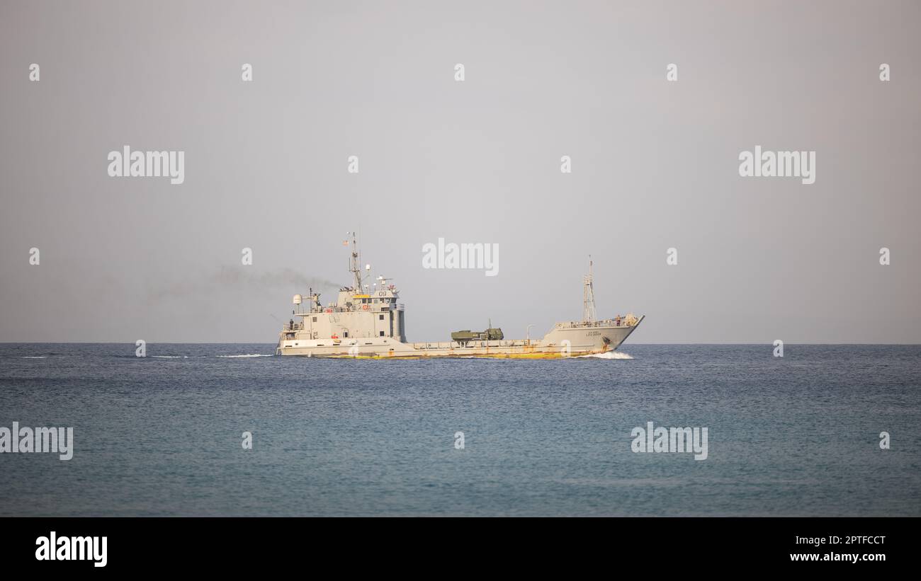 U.S. Army Landing Craft, Utility 2009, assigned to 10th Regional ...