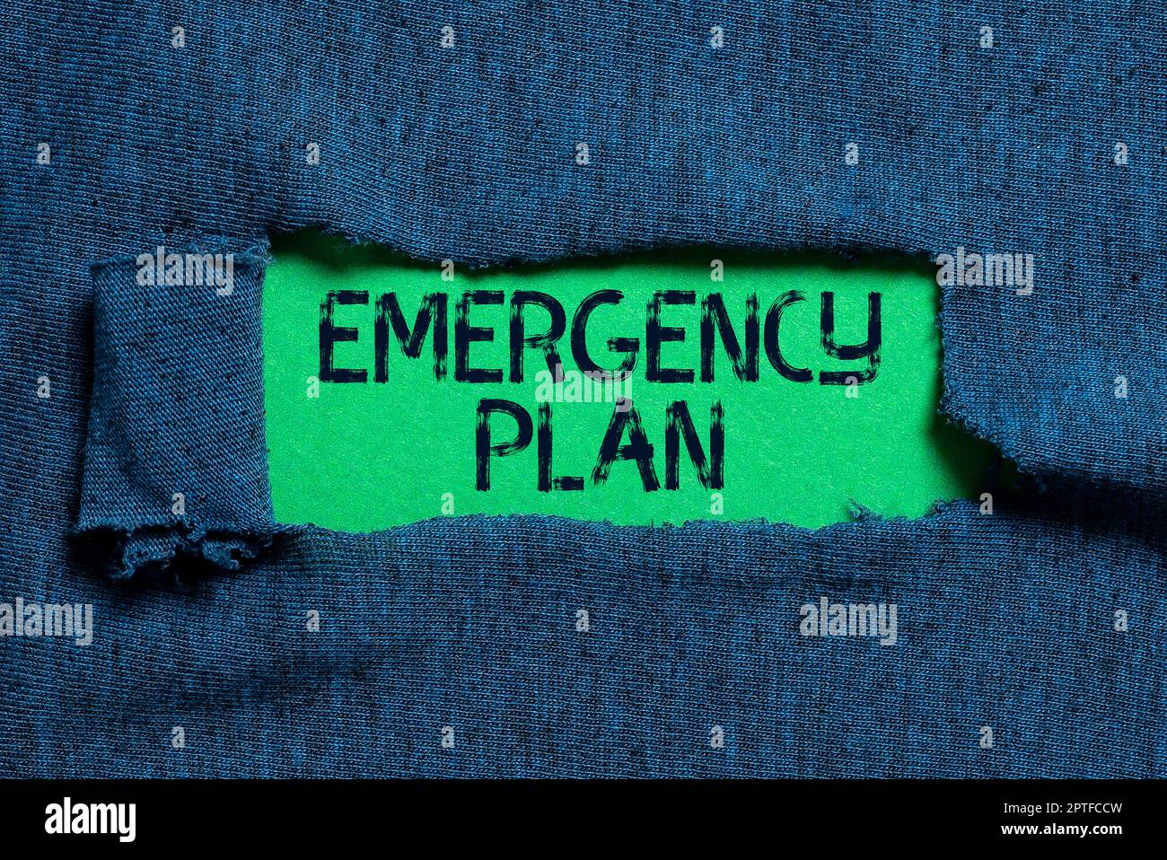 Conceptual display Emergency Plan, Concept meaning Procedures for ...