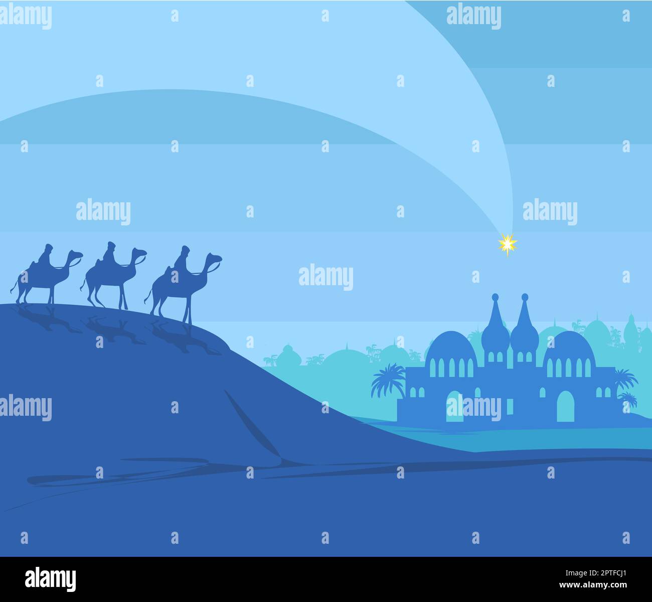 Birth of Jesus in Bethlehem - abstract card Stock Photo - Alamy